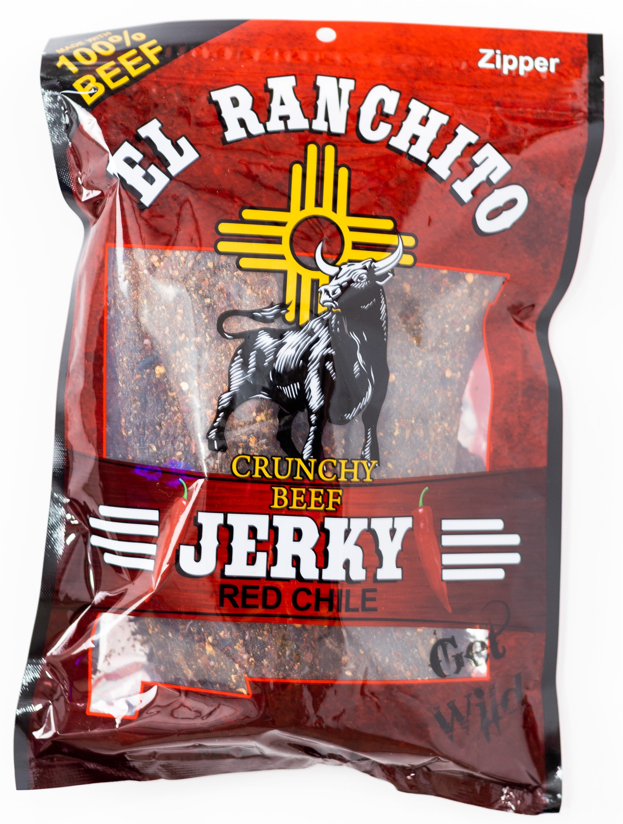 Red Chile - El Ranchito Crunchy Beef Jerky NET WT. 6 OZ - Walmart.com