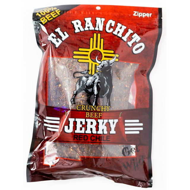 Red Chile - El Ranchito Crunchy Beef Jerky NET WT. 6 OZ - Walmart.com