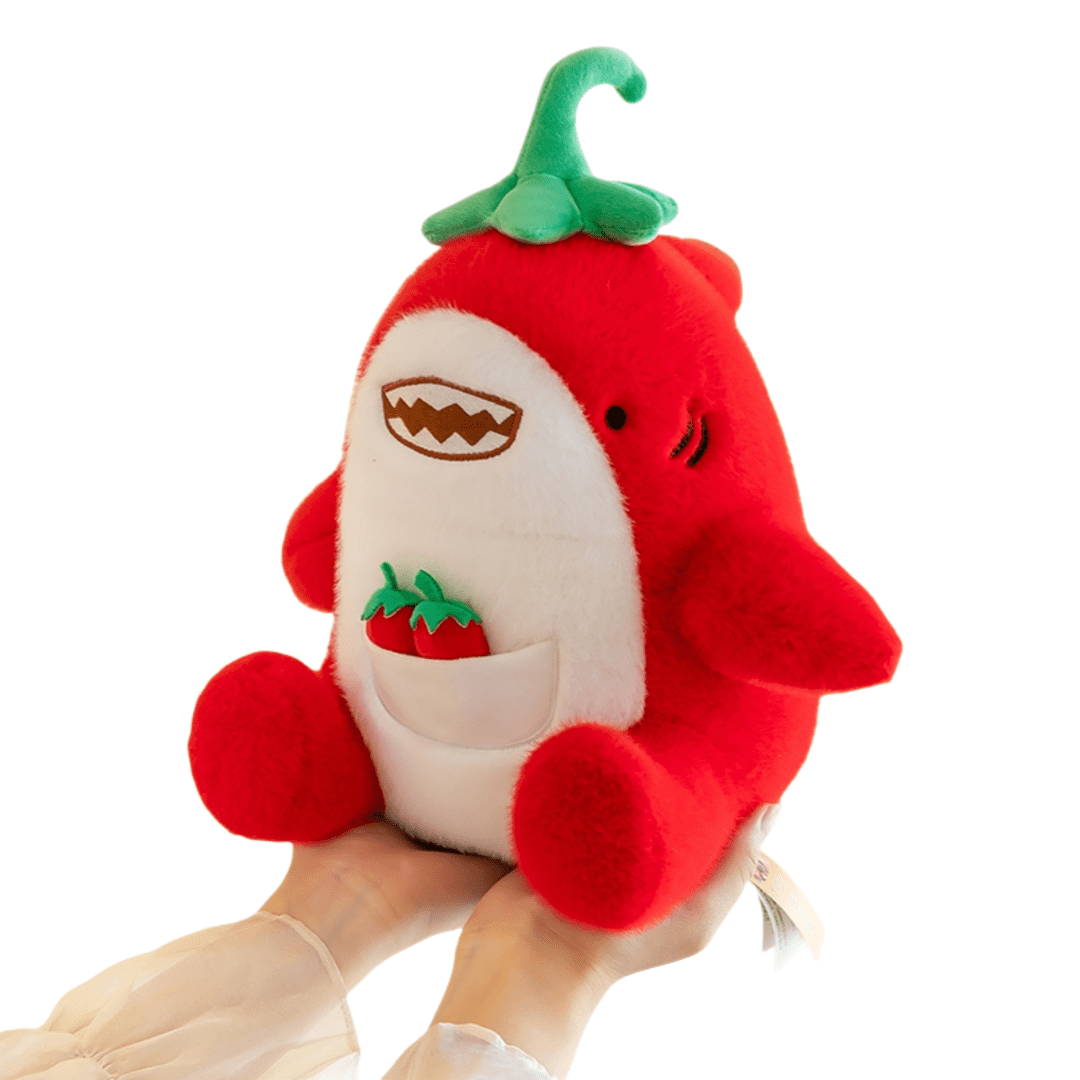 Red Chili Large Shark Plush Stuffed Animal -19.7-inch Valentine's Day ...