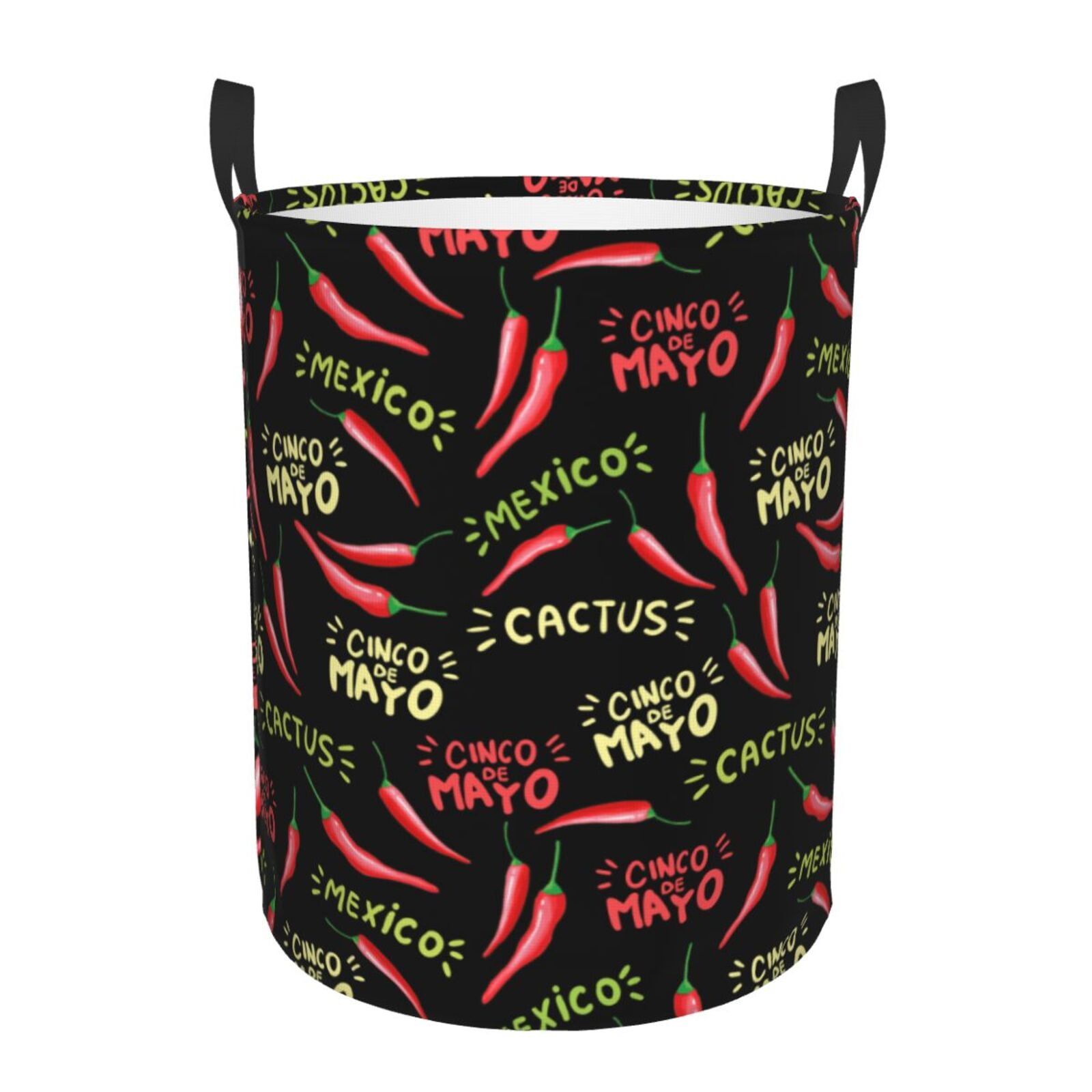Red Chili Laundry Basket Hamper, Waterproof Laundry Bag Washing Bin ...