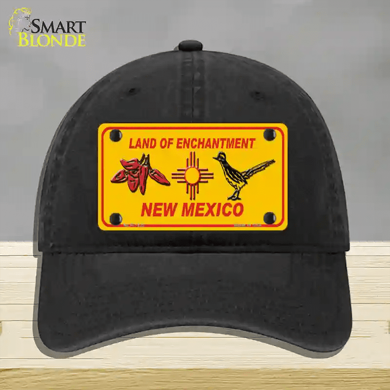 Red Chili & Road Runner Yellow New Mexico Novelty License Plate Hat ...
