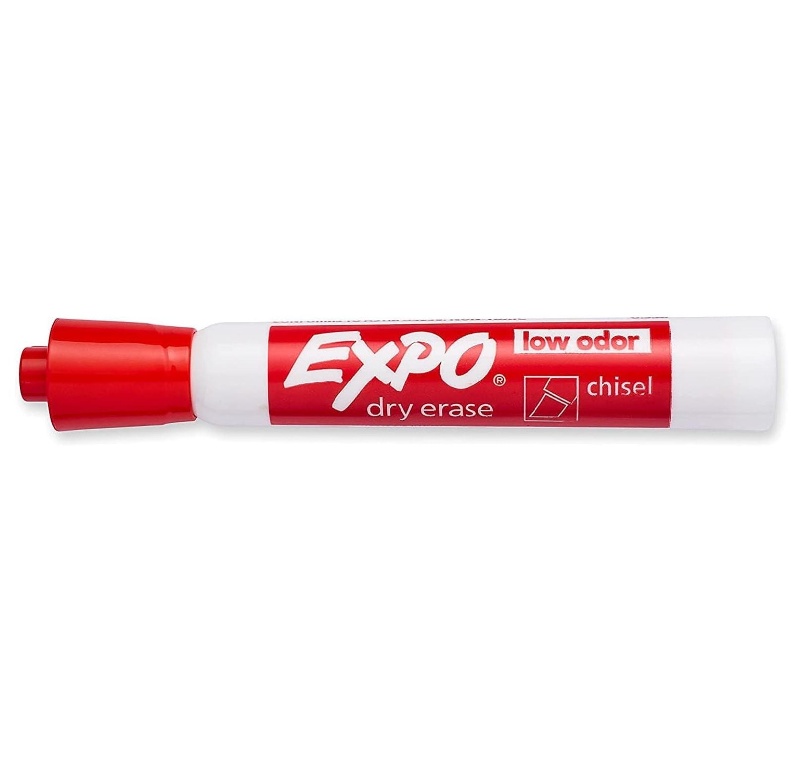 Red Chisel Tip Dry Erase Markers Low Odor, Perfect for School, Office ...