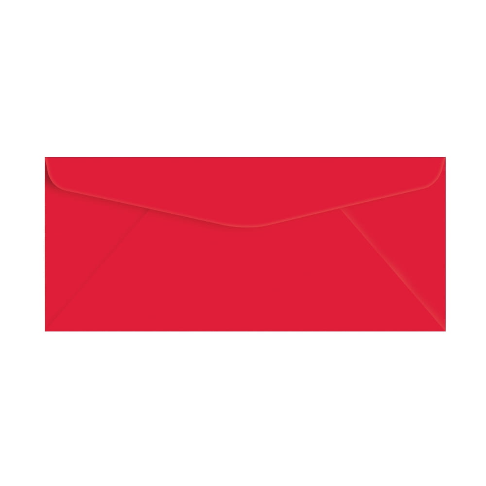 Red Christmas #10 Envelopes - Great for Mailing Letters, Business Memos ...