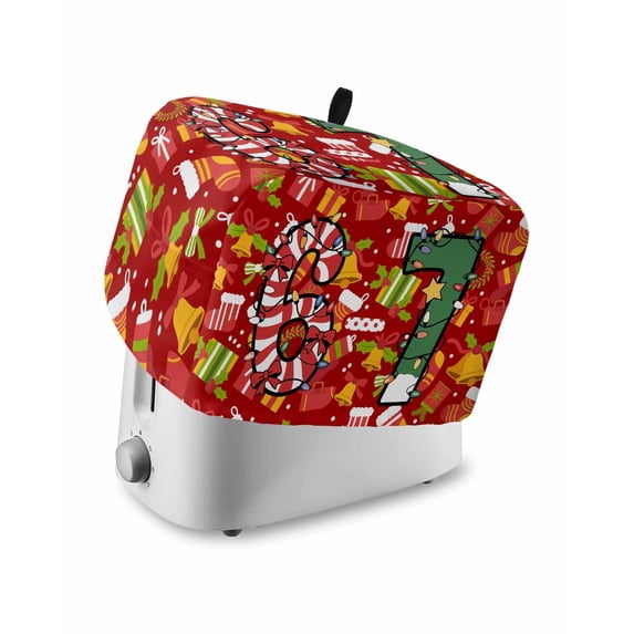 Red Christmas Small Toaster Cover 2 Slice, Kitchen Appliance Covers ...