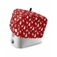 Red Christmas Toaster Cover 2 Slice, Small Kitchen Appliance Covers ...