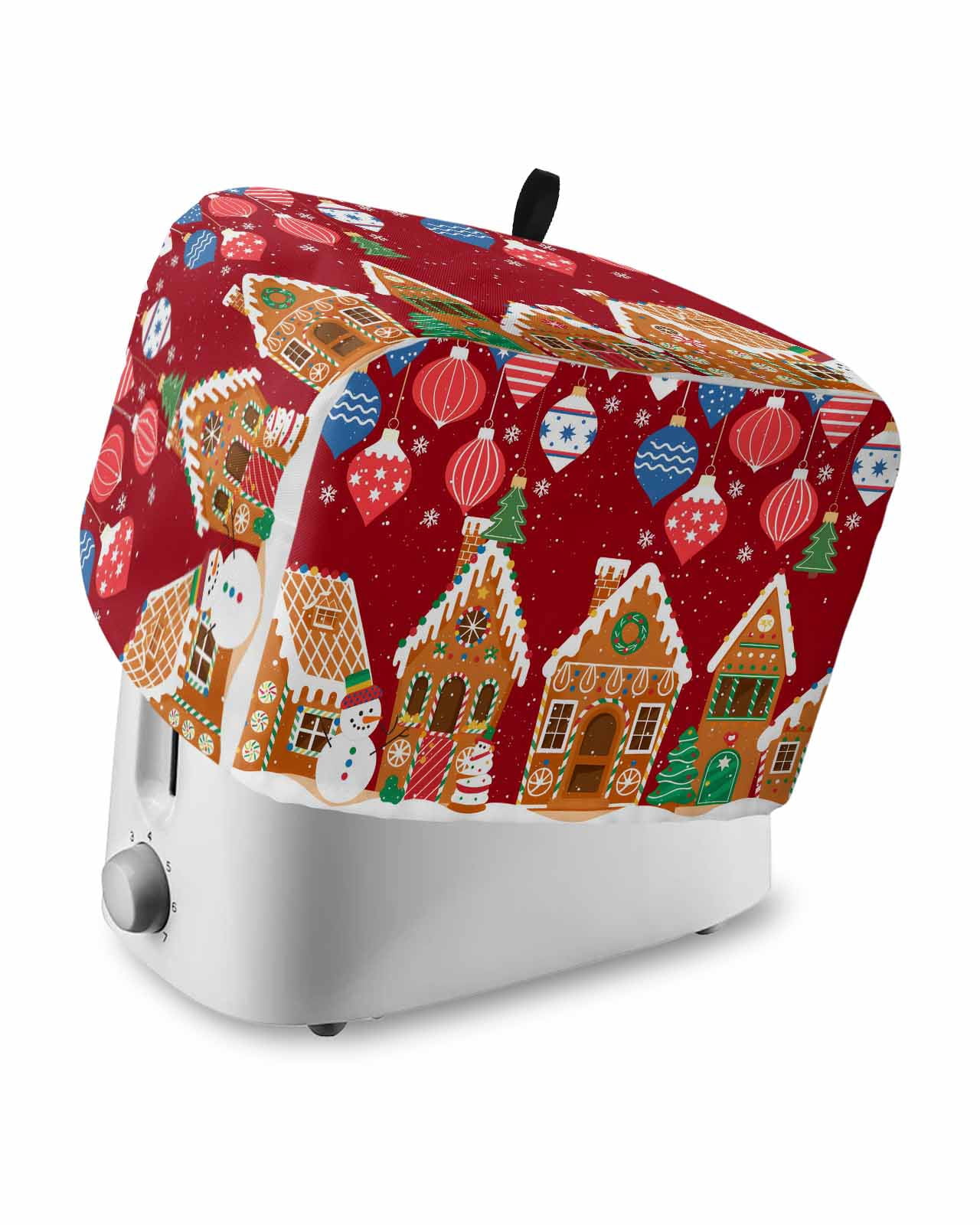 Red Christmas Toaster Cover 2 Slice, Small Kitchen Appliance Covers ...