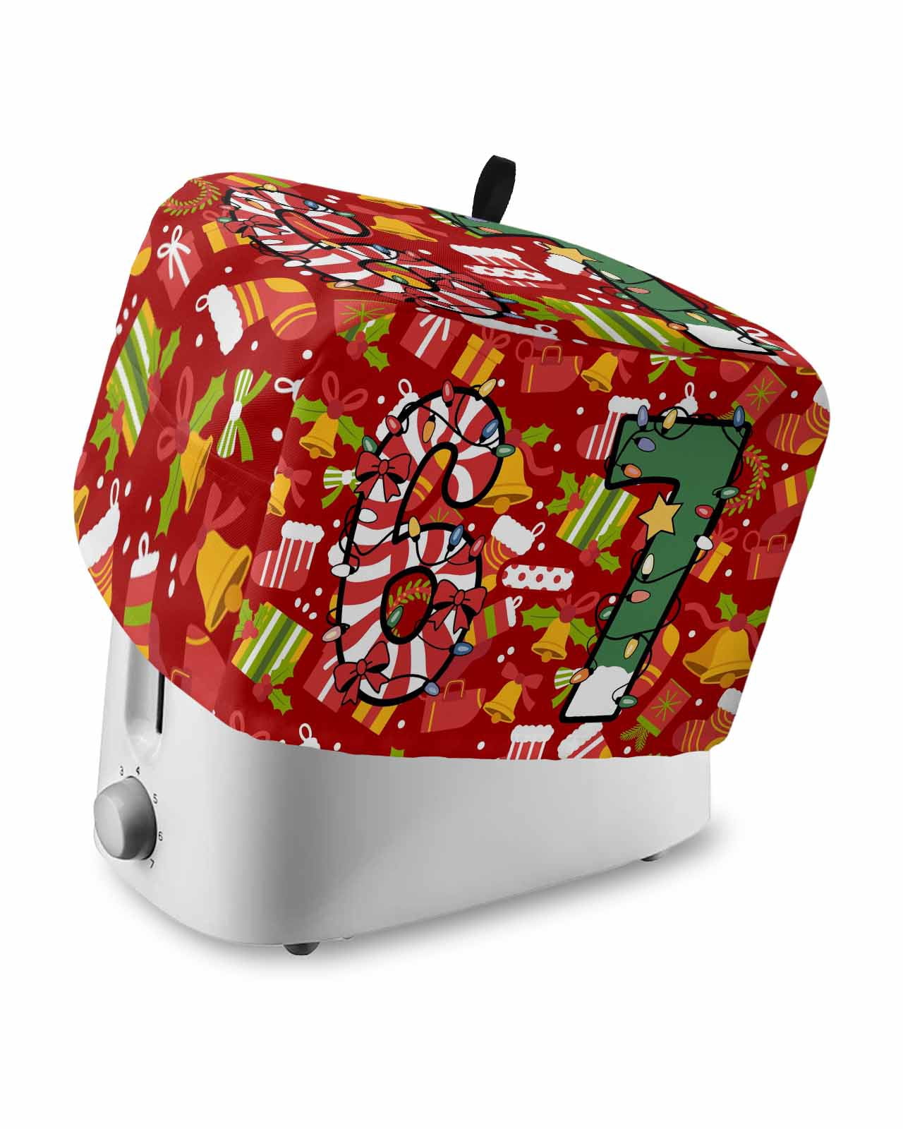 Red Christmas Toaster Cover 2 Slice, Small Kitchen Appliance Covers ...