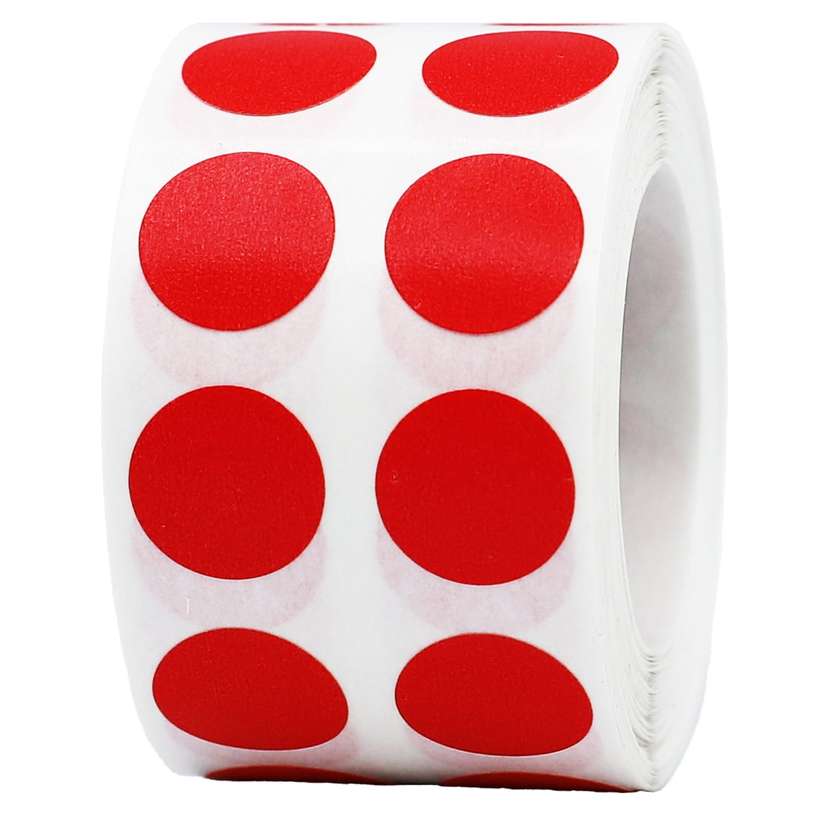 Red Circle Dot Stickers | 0.5" Inch Round | 1000 Pack - Walmart.com