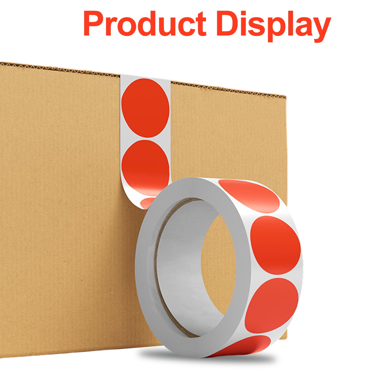 Red Circle Without Dry Glue-500 Stickers /2.5Cm - Walmart.com