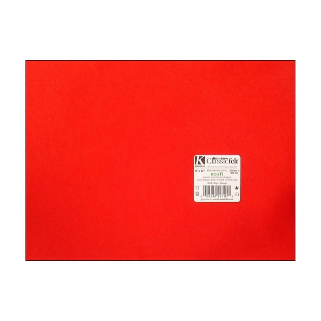 Red Classic Craft Felt, 1 Each - Walmart Business Supplies