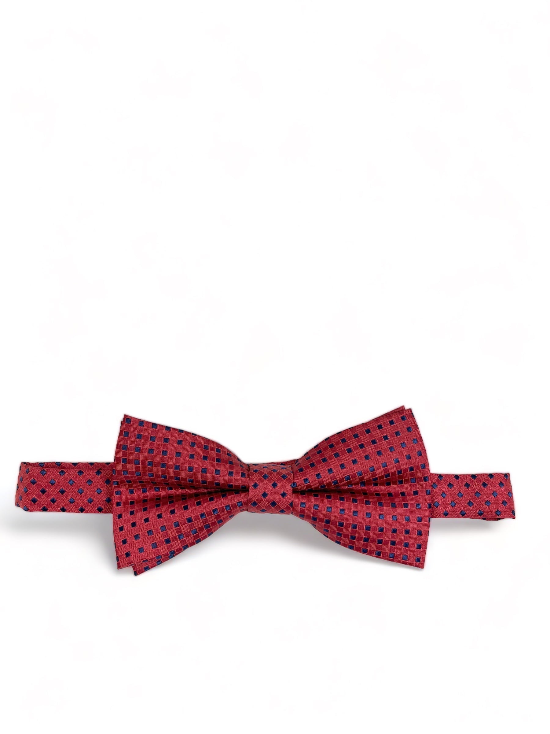 Red Classic Diamond Patterned Bow Tie - Walmart.com