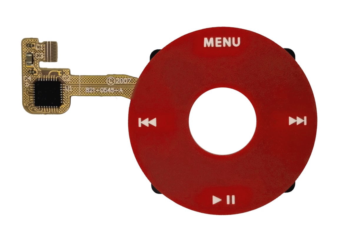 Red Click Wheel Flex for iPod Classic 6th 7th gen 80GB 120GB 160GB ...