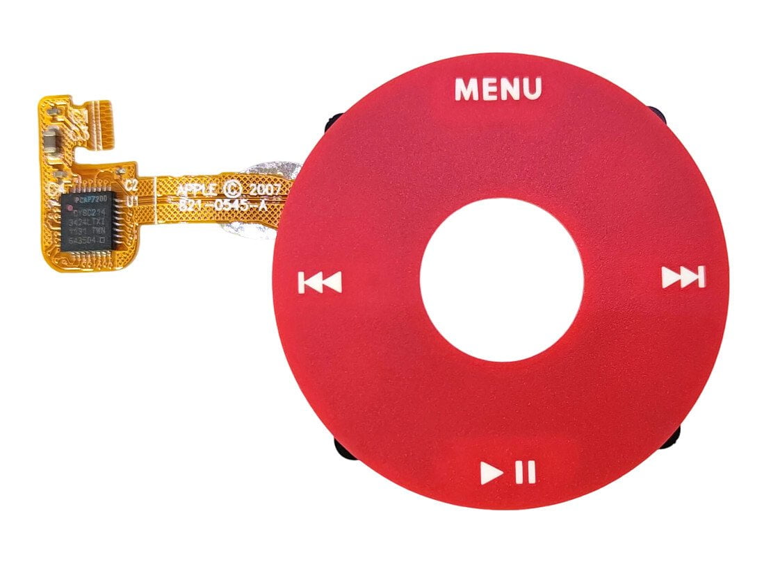 Red Click Wheel Flex for iPod Classic 6th 7th gen 80GB 120GB 160GB ...