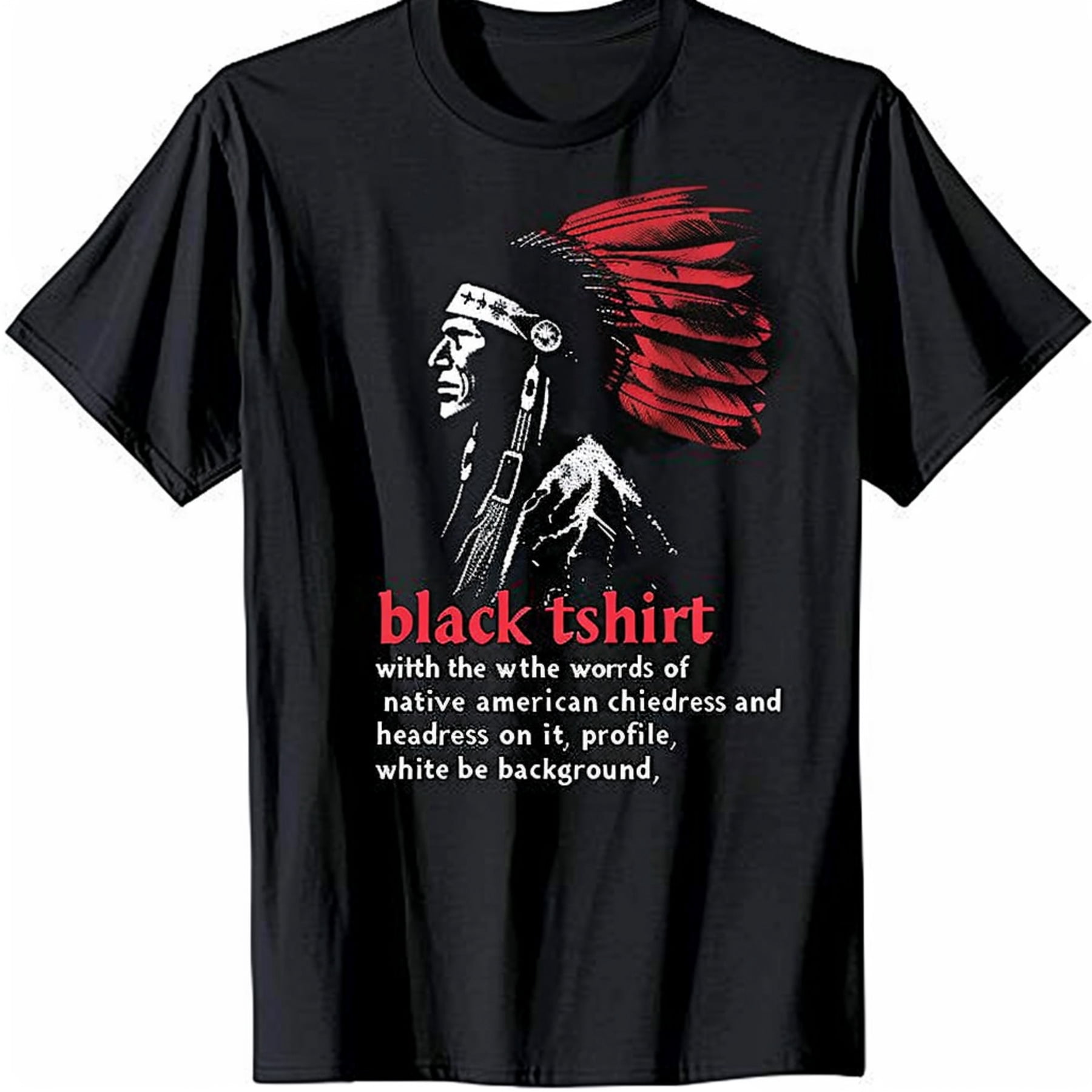 Red Cloud Liambo: Chief Profile T Shirt Embrace Leadership in Style ...