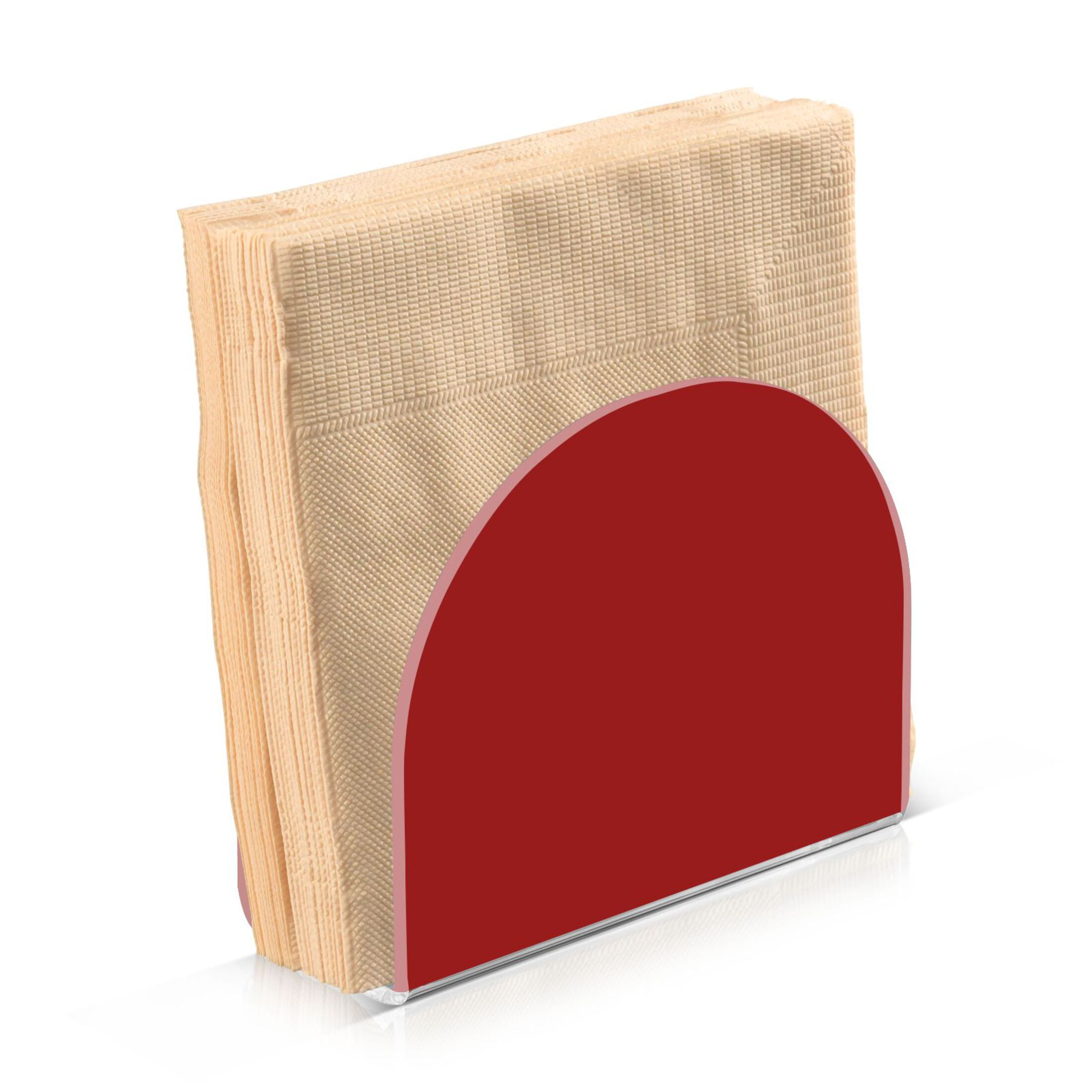 Red Color Napkin Holders for Tables Napkin Stand Paper Holder Organizer ...