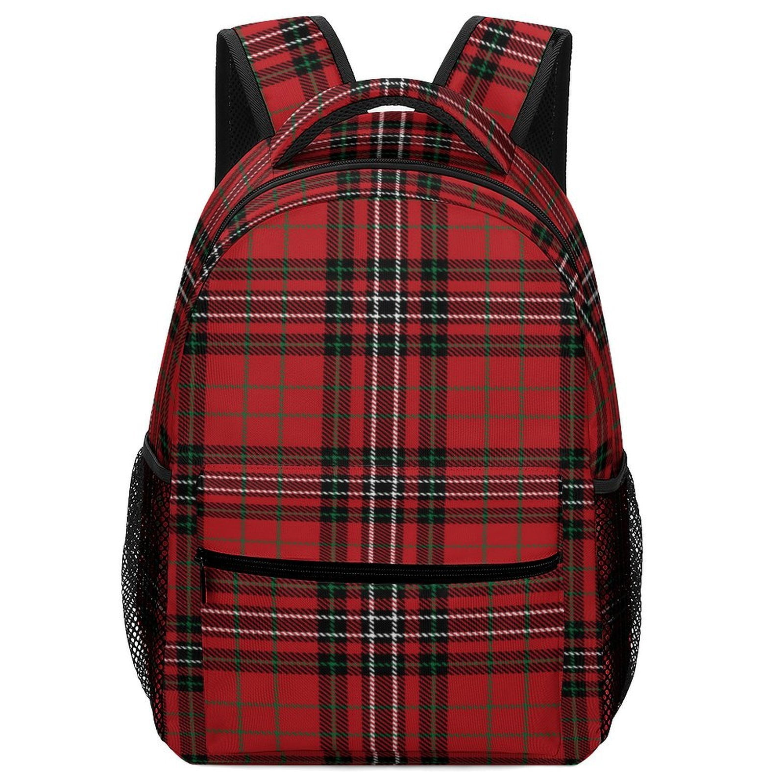 Red Colored Diamond Grid 17inch Simple Sport Backpack Messenger Bag ...