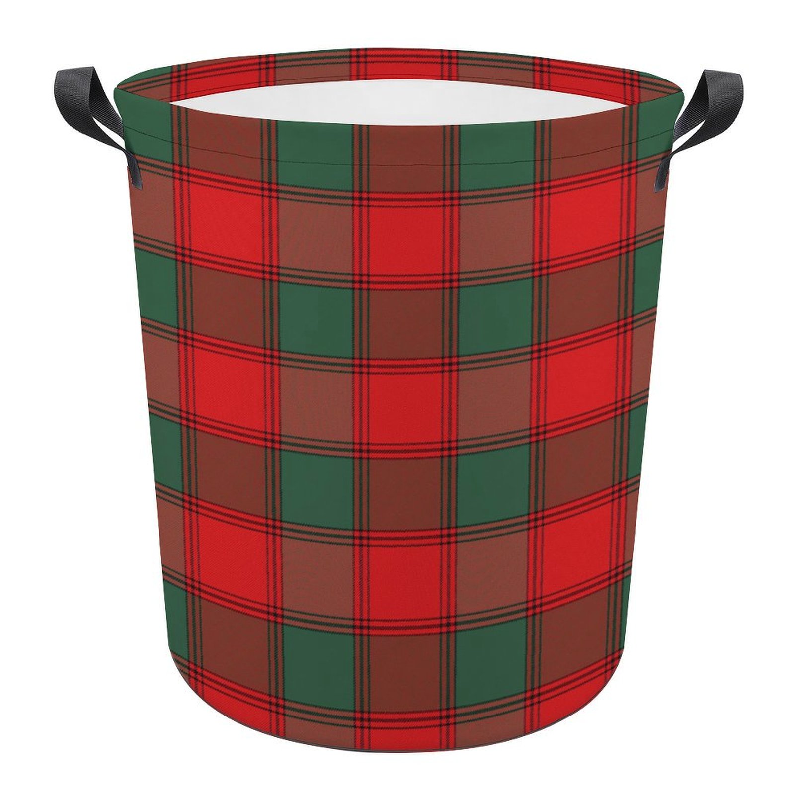 Red Colored Diamond Grid Laundry Basket Storage Basket Controller ...