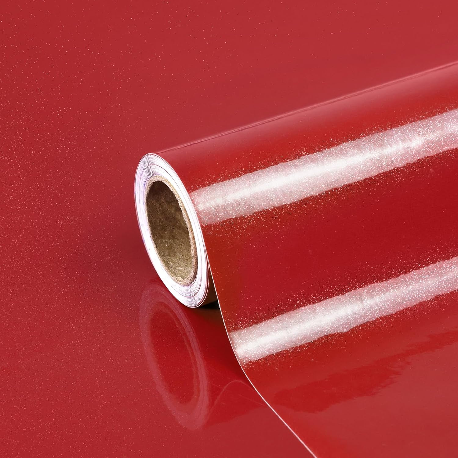 Red Contact Paper A Set of 23.6"x472" Glossy Red Peel and Stick ...