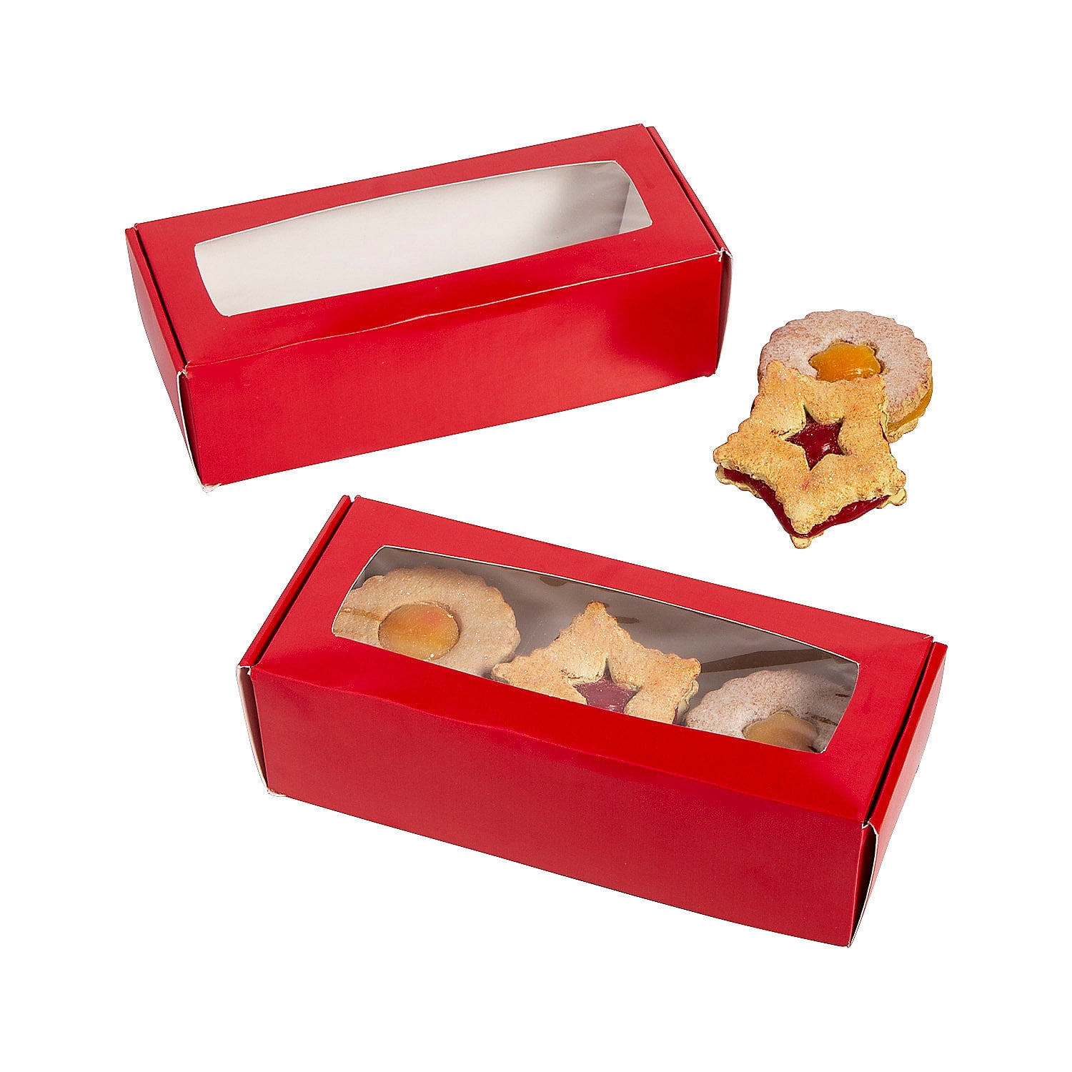 Red Cookie Boxes -12 Pieces - Walmart.com
