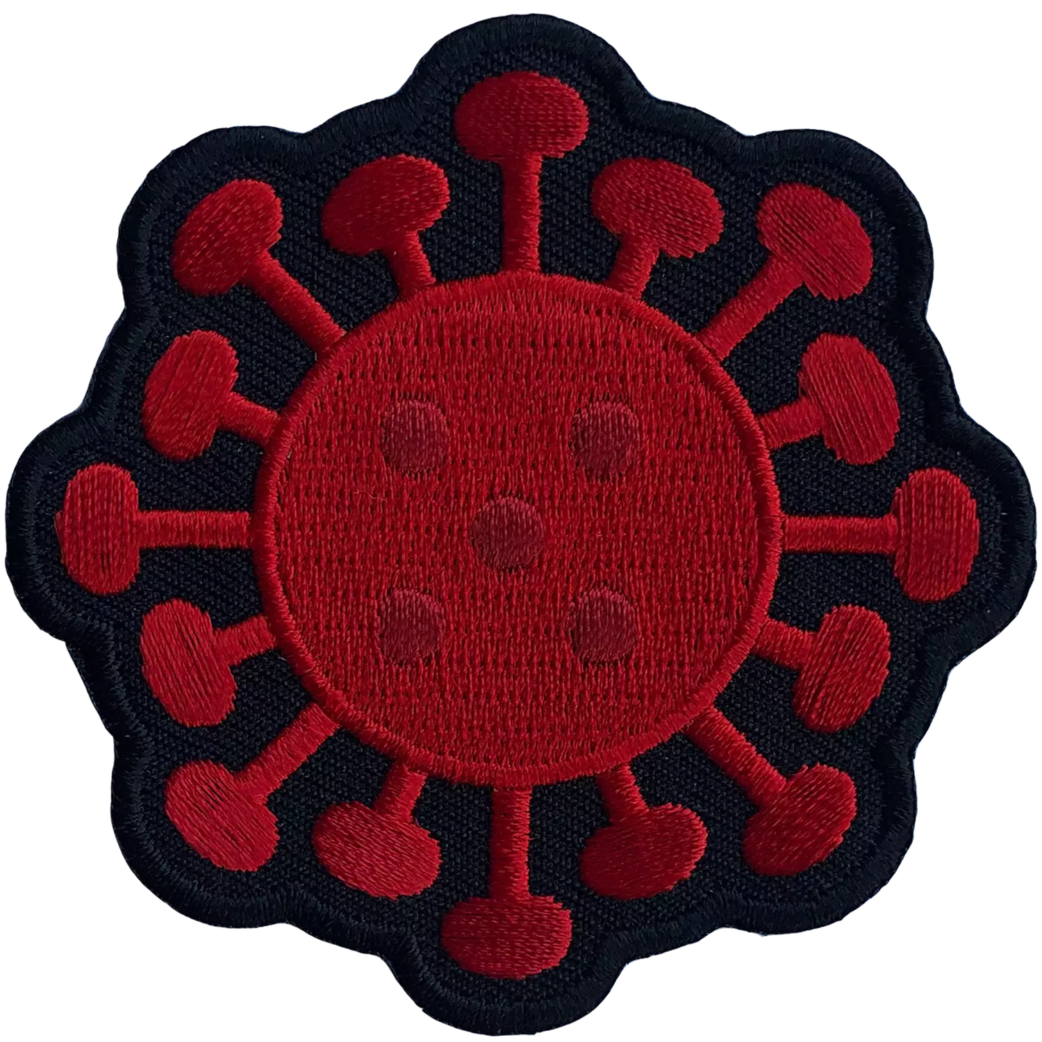 Red Coronavirus Cell Patch, Surviving Covid-19 Patches - Walmart.com