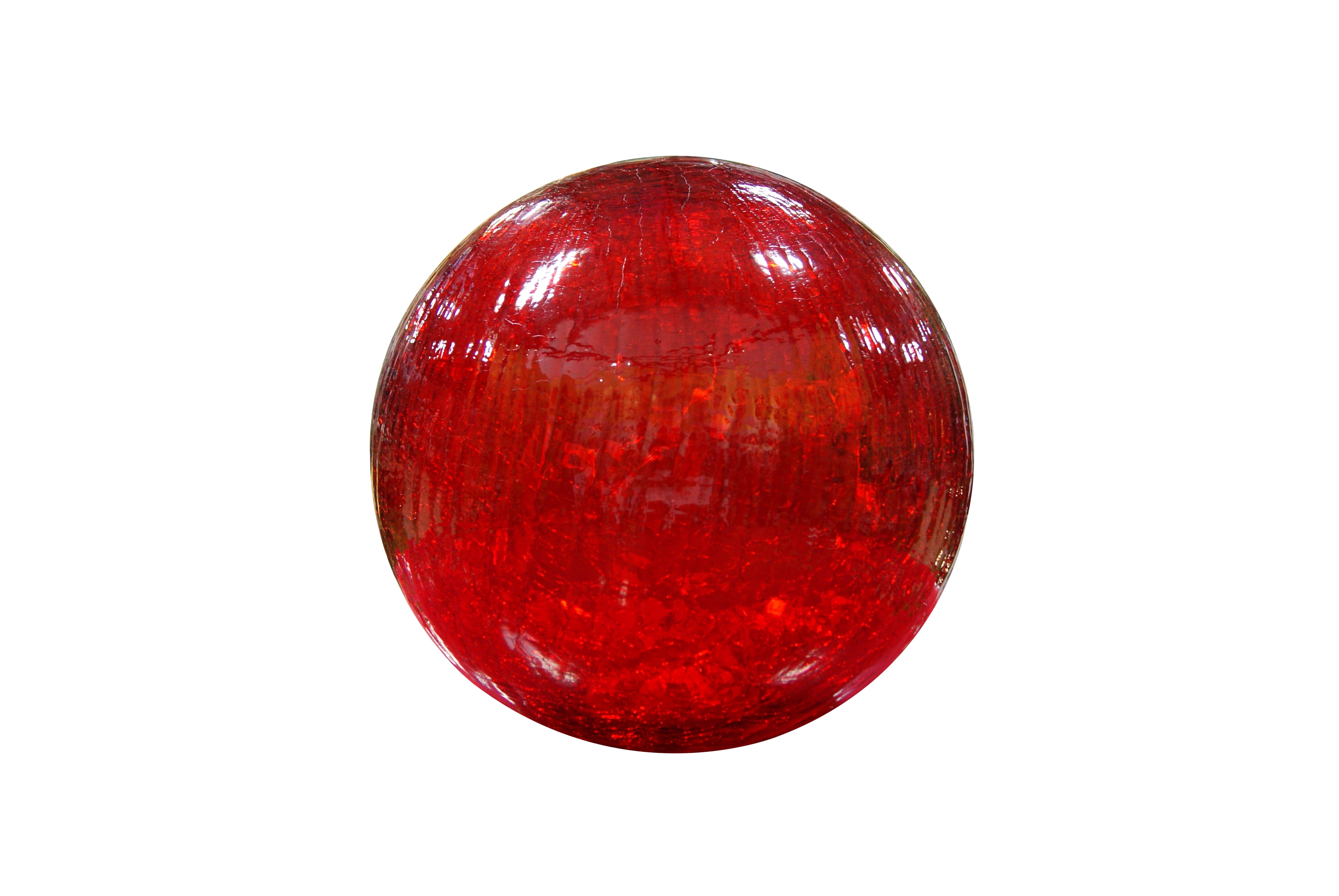 Red Crackled Glass Ball W/10 Led Lights (Battery Oper) - Walmart.com