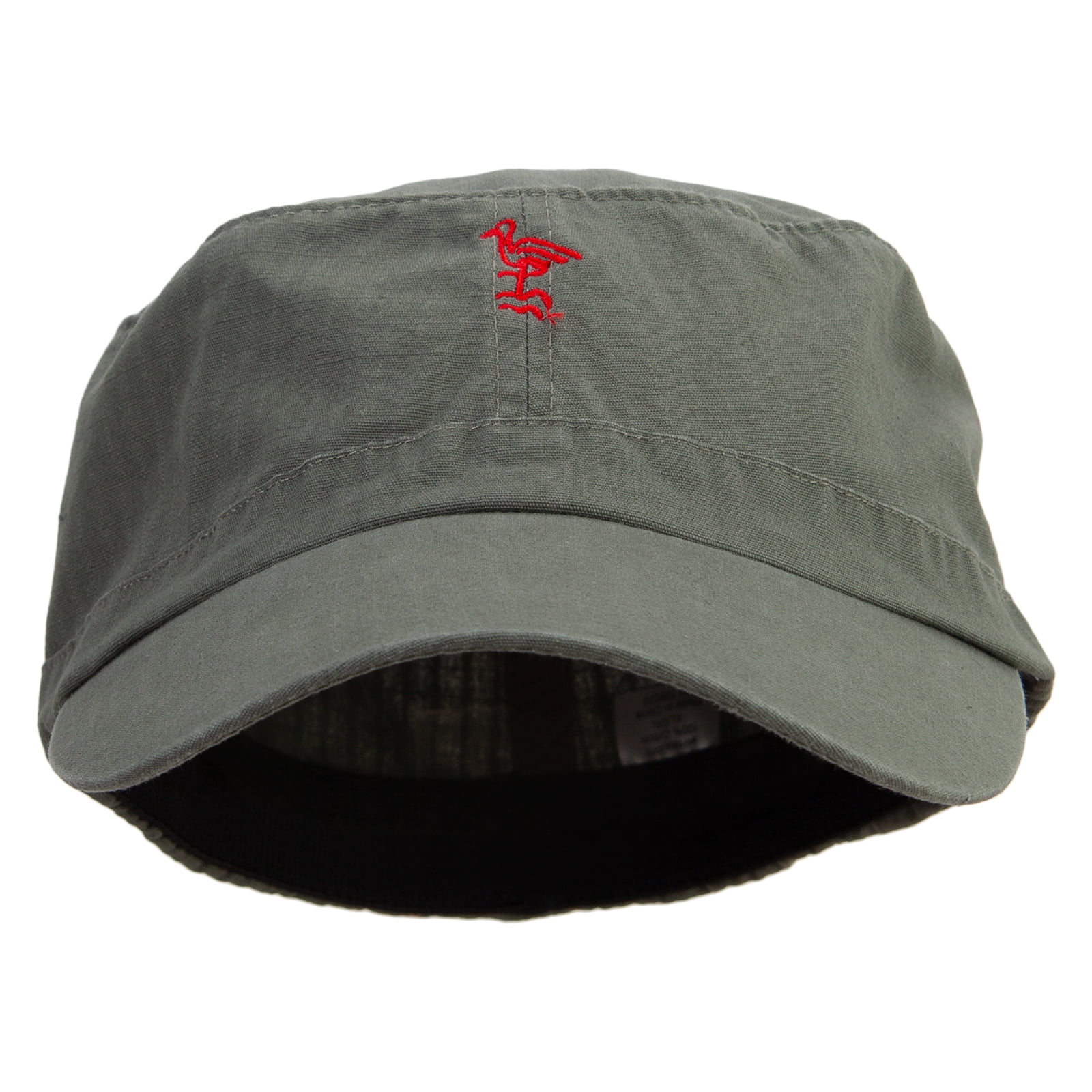 Red Crane Logo Embroidered Big Size Fitted Ripstop Cotton Military Army ...