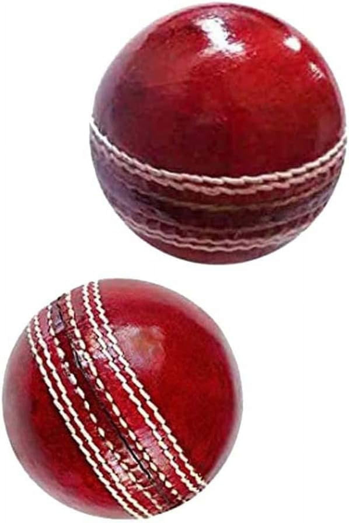Red Cricket Ball | Red Color Leather Cricket Balls for Practice A Grade ...