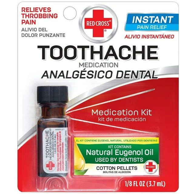 Red Cross Complete Medication Kit For Toothache - 1 Ea - Walmart.com