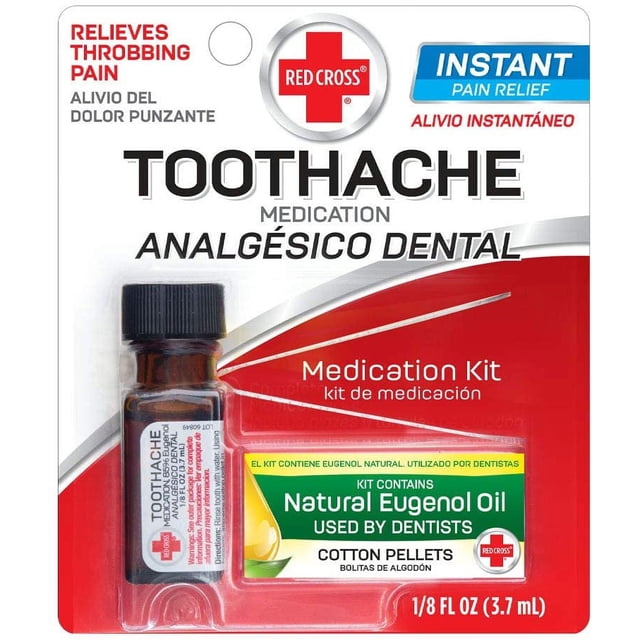 Red Cross Complete Medication Kit for Toothache - 1 Ea, 2 Pack ...