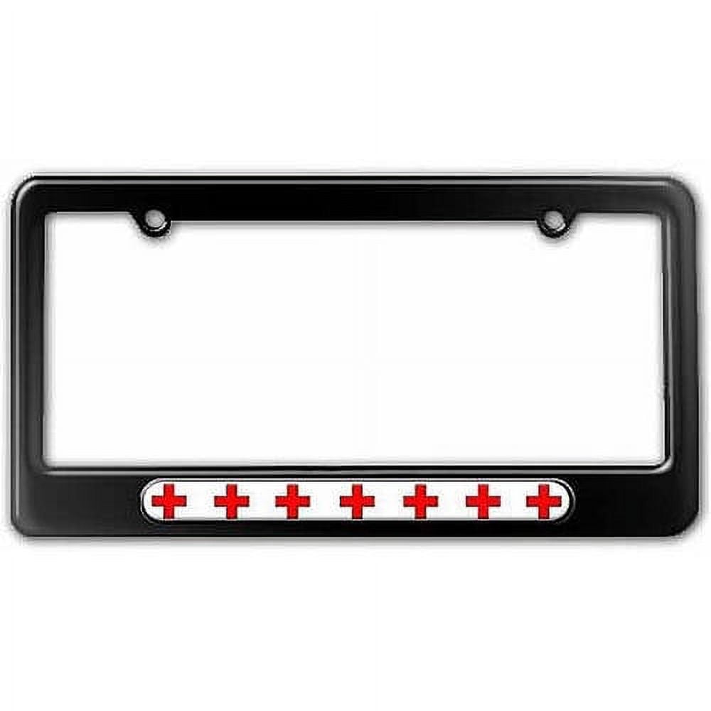 Red Cross License Plate Tag Frame, Multiple Colors - Walmart.com