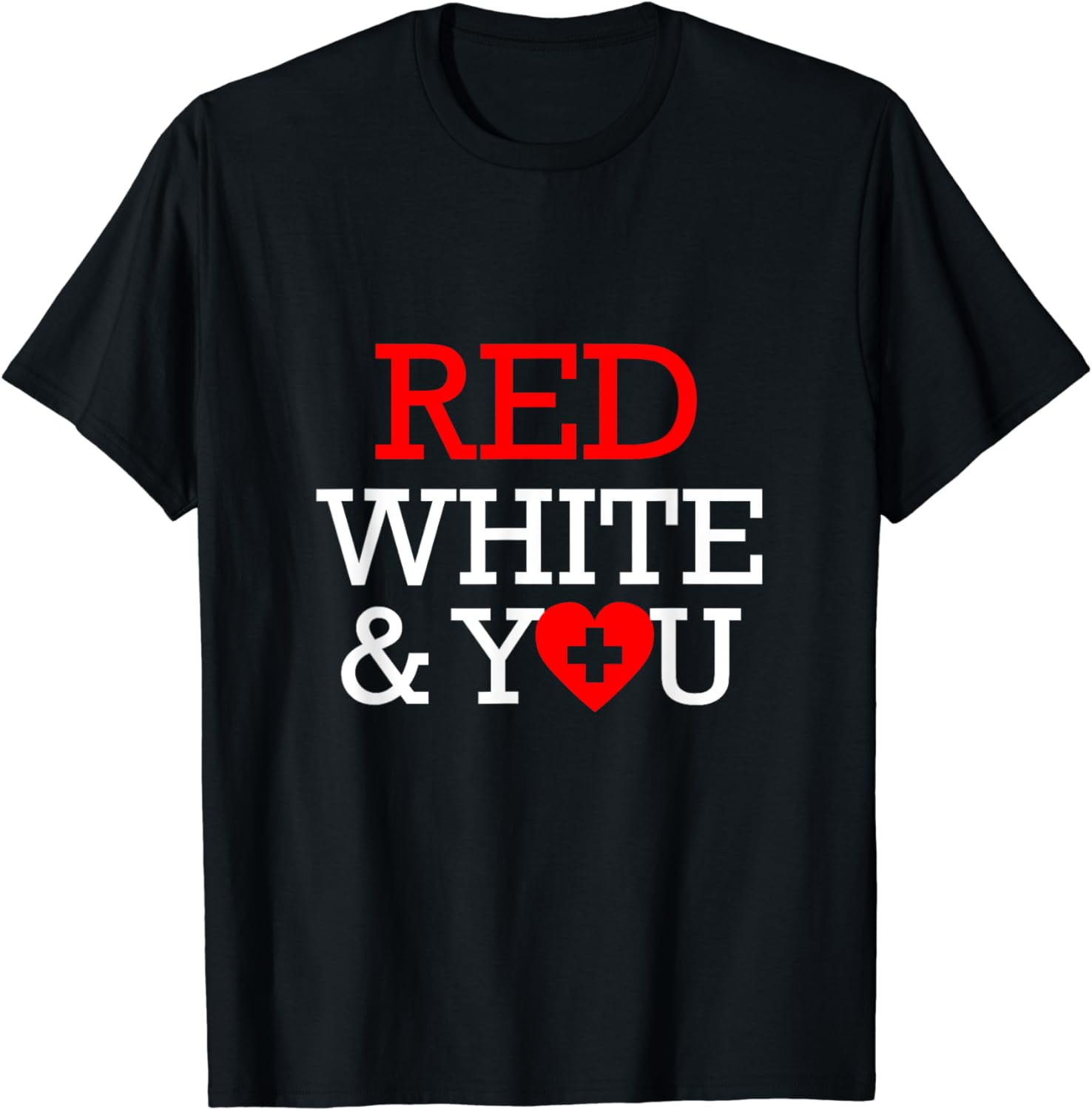 Red Cross T Shirt for Volunteer. Lifeguard Staff Tee Shirt - Walmart.com