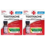 Red Cross Toothache Complete Medication Kit 0.12 oz (Pack of 2 ...