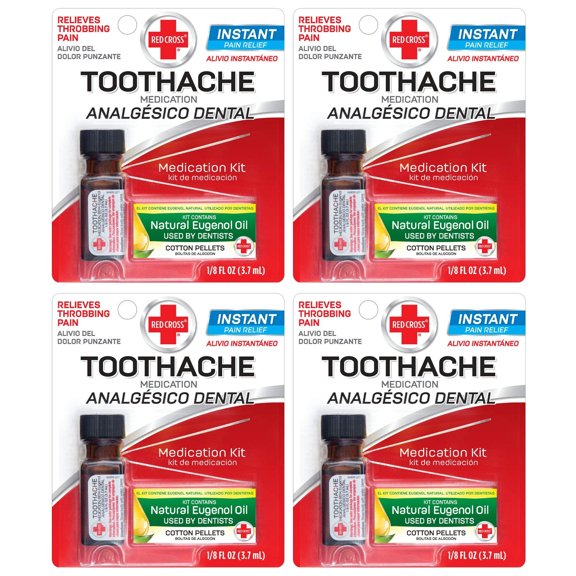 Red Cross Toothache Complete Medication Kit