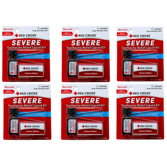 Red Cross Toothache Complete Medication Kit