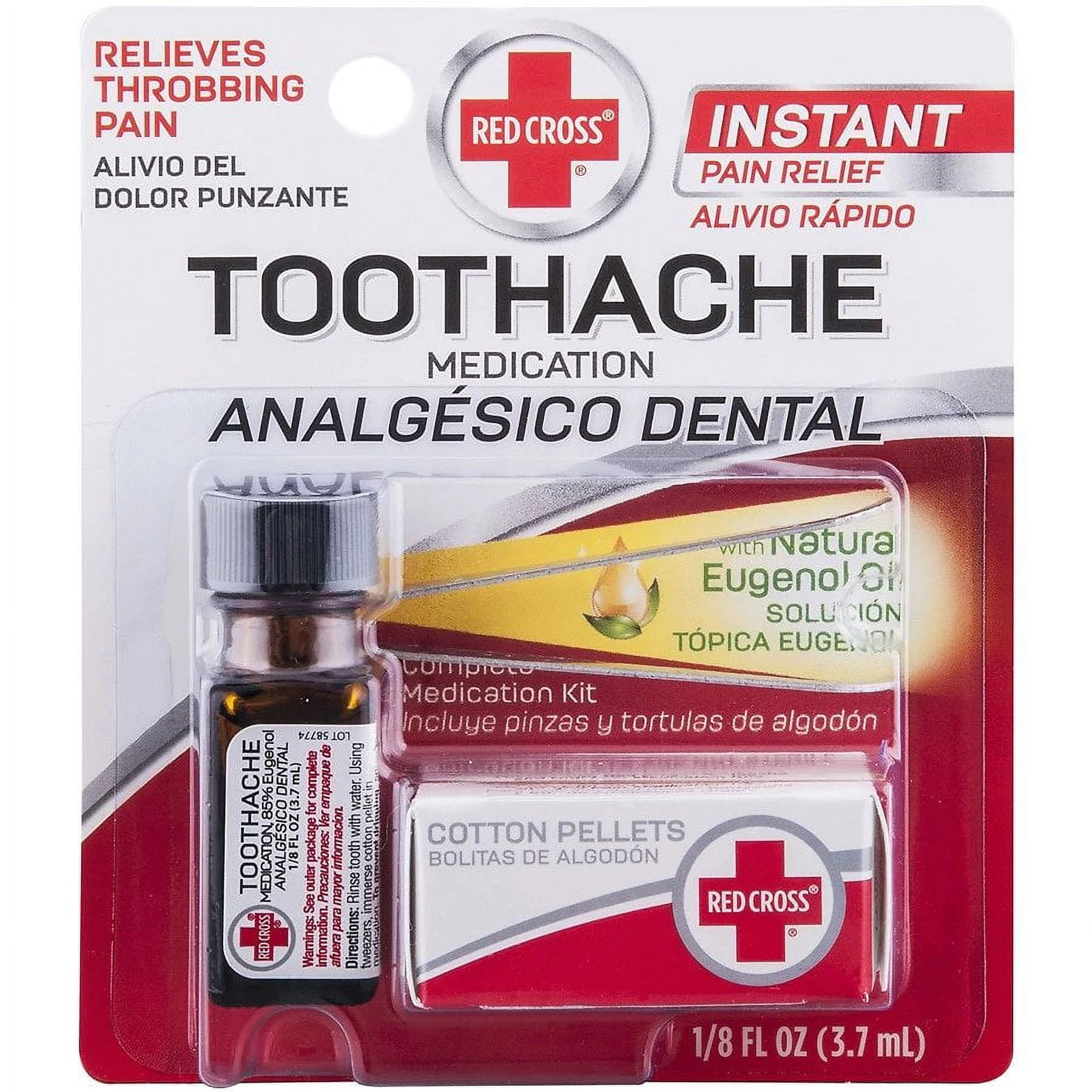 Red Cross Toothache Relief Ache Medicine Drops - Walmart.com