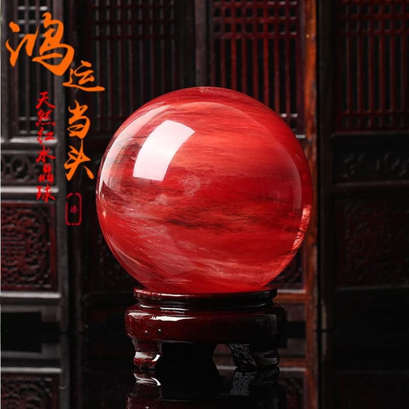 Red Crystal Ball Fengshui Ball (9cm) - Walmart.com
