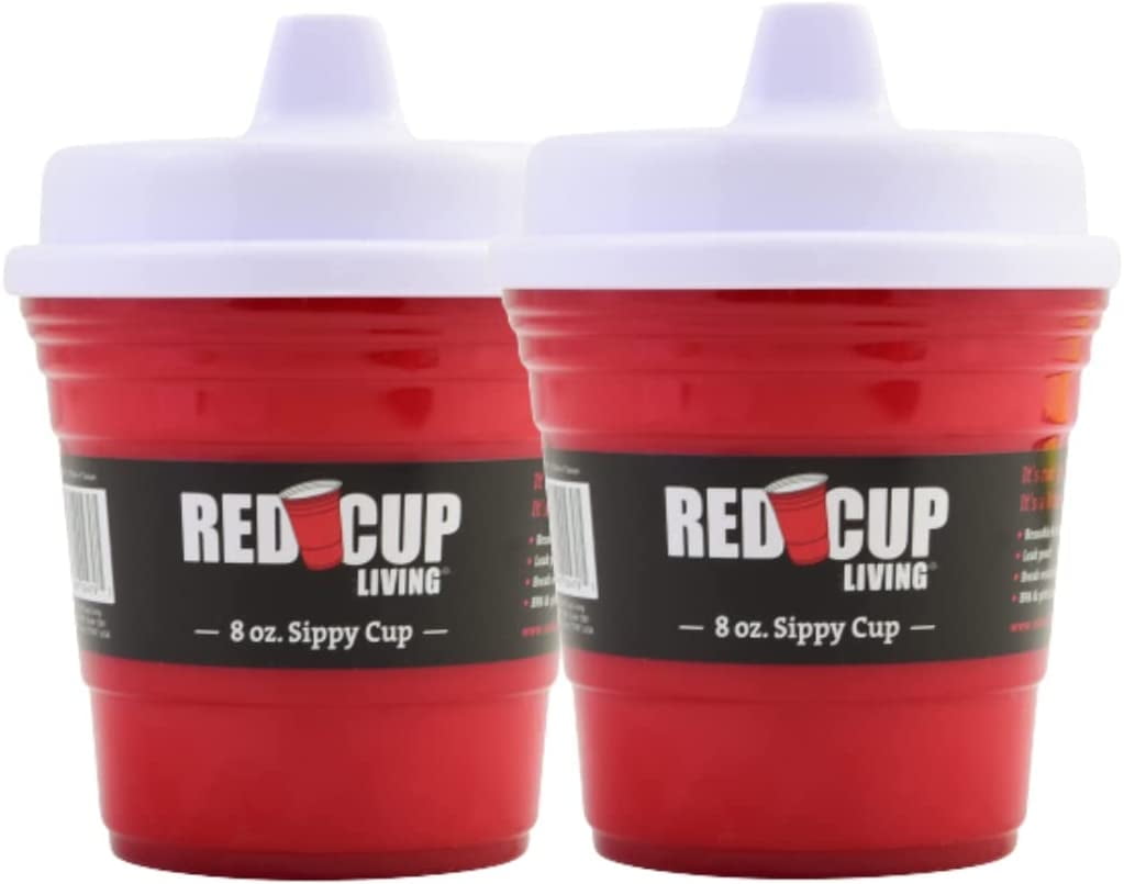 Red Cup Living Baby Sippy Red Party Cup (Set of 2) - Walmart.com