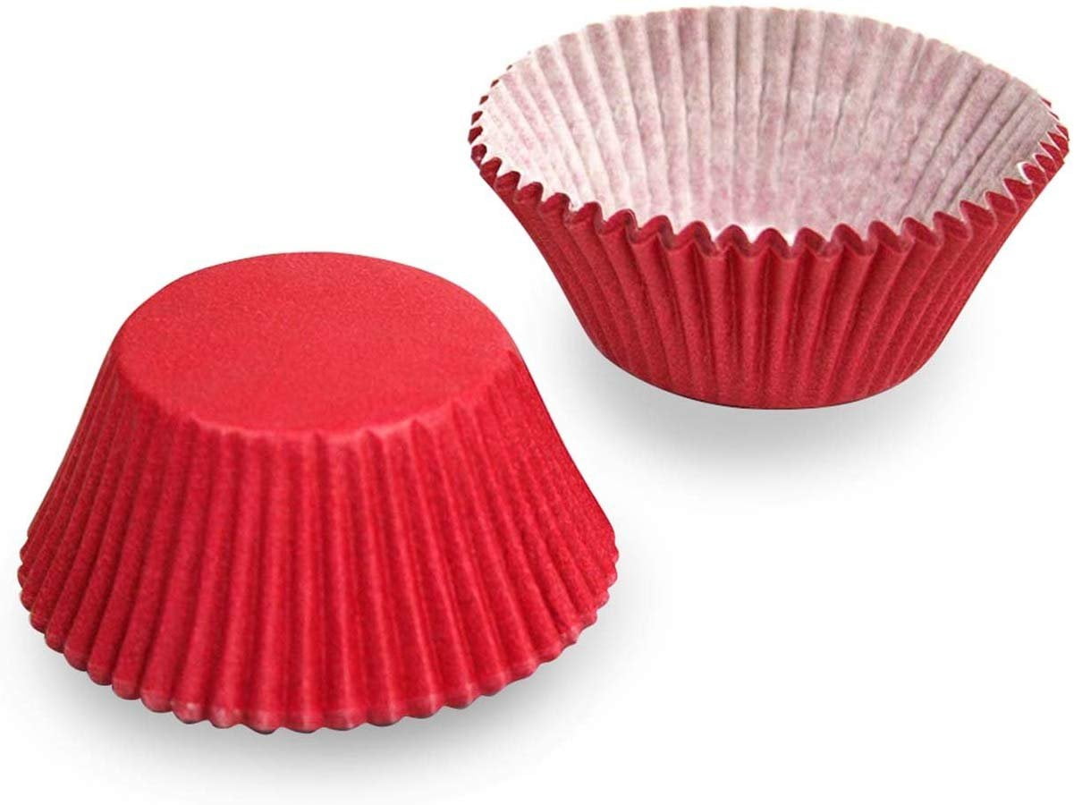 Red Cupcake Baking Cup Liners 32 Count by Cupcake Creations - Walmart ...