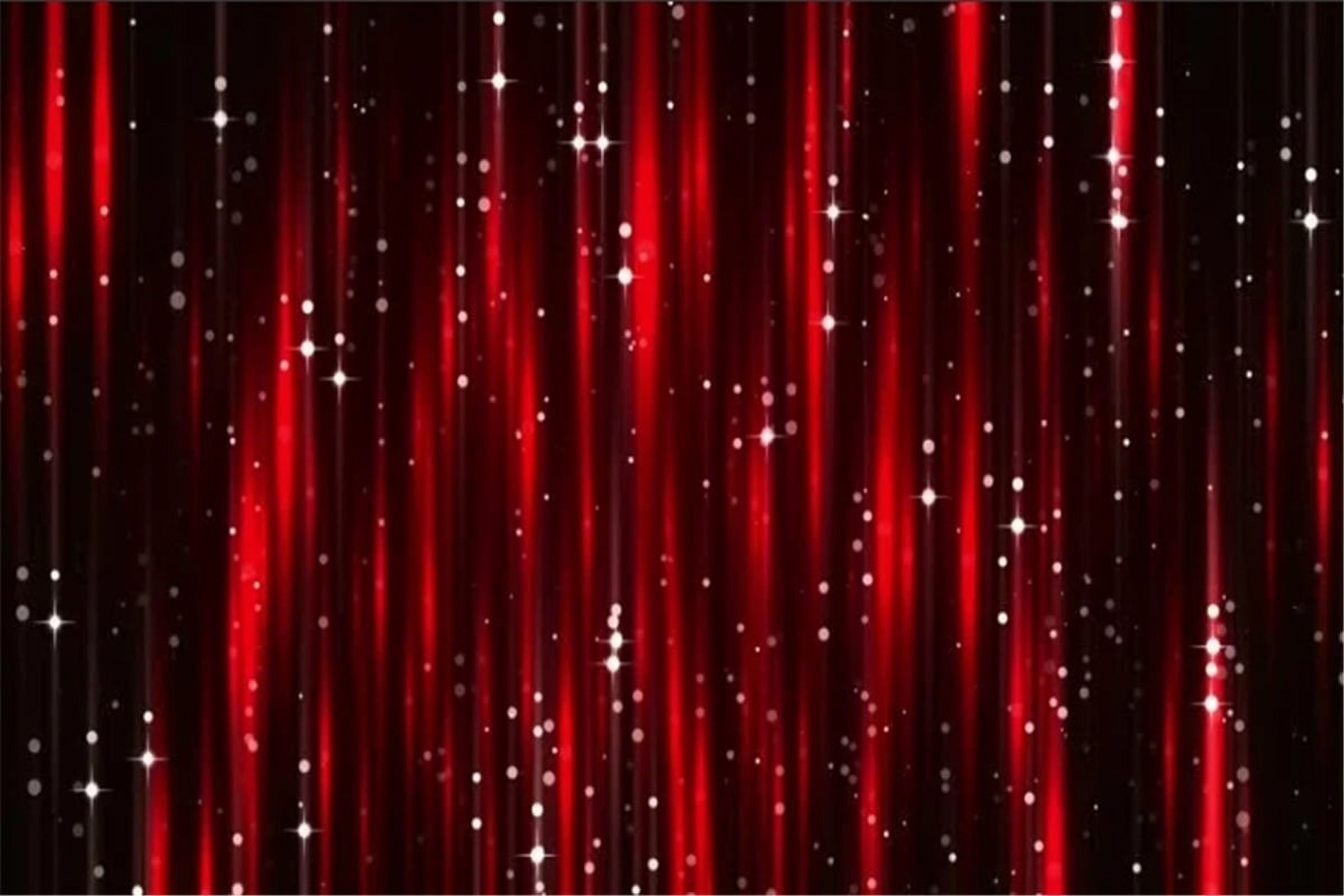Red Curtain Photography Backdrop Glitter Gold Stars Red Carpet Stage ...