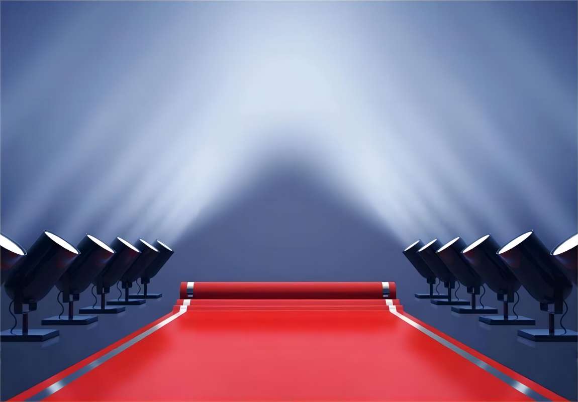 Red Curtain Stage Backdrop Theater Assembly Hall Photography Background ...