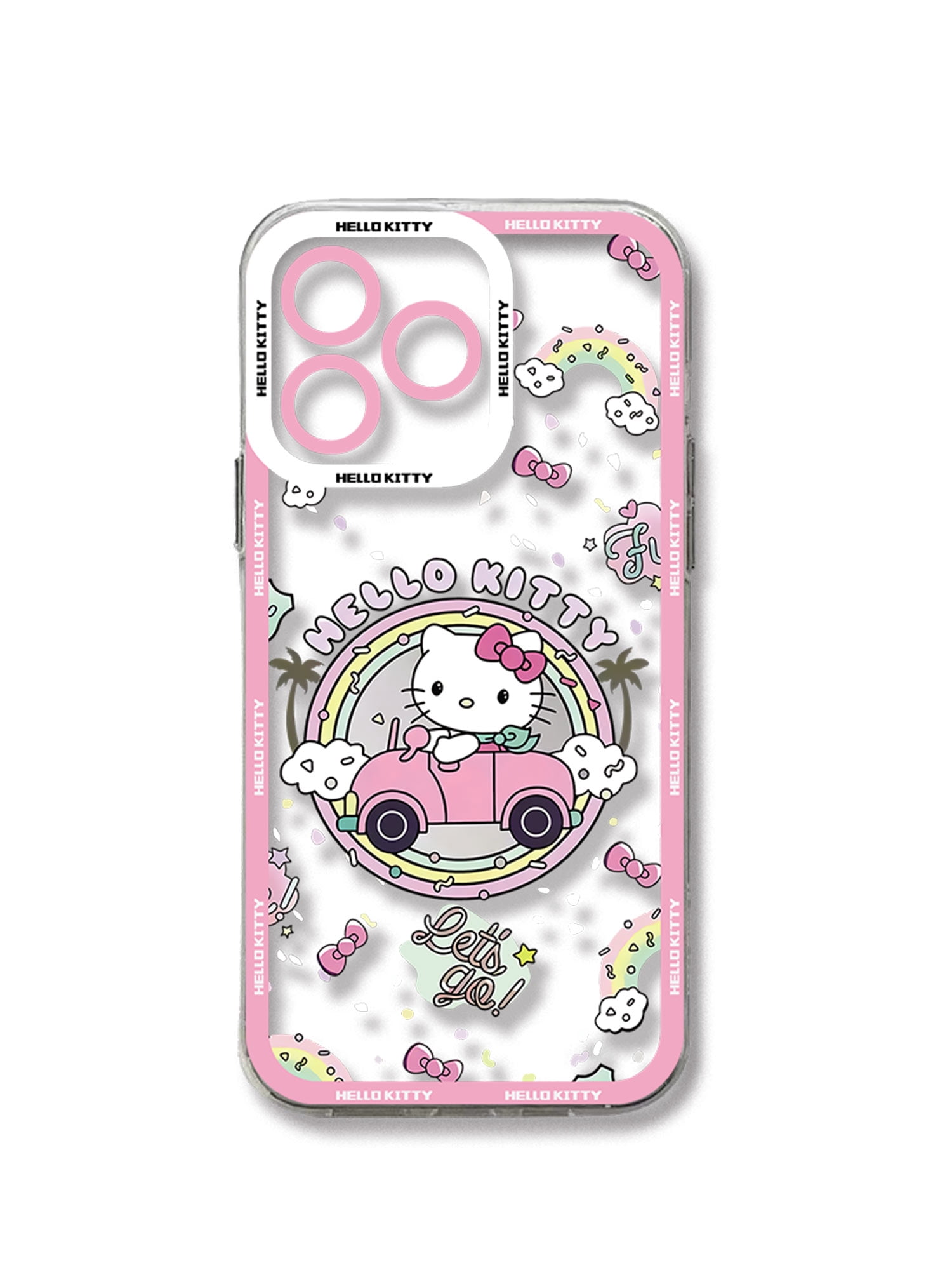 Red Cute Hello Kitty Hot Cartoon Phone Case For Samsung S24 S23 S22 S21 S20 S10 FE Note20 Plus ...