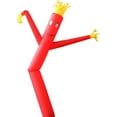 Red Dancing Fly Guy | 12' Foot Tall x 12" Inch Diameter | Fun Wacky Waving Inflatable Arm ...