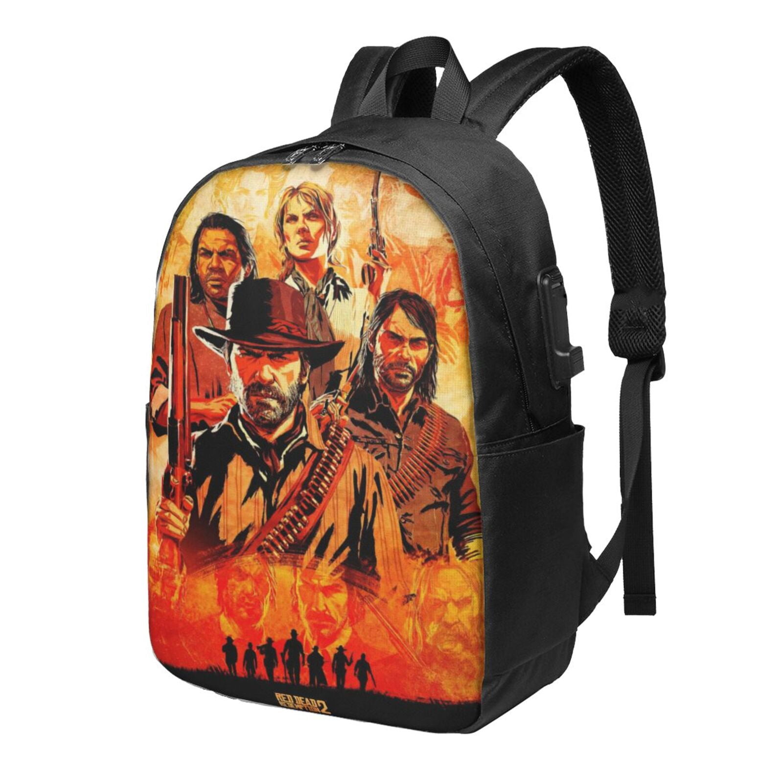 Red-Dead Redemp-Tion Backpack Fashion Travel Backpack Laptop Backpack ...