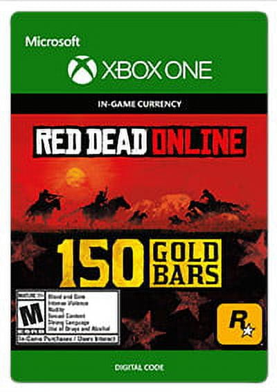 Red Dead Redemption 2 150 GOLD BARS - Xbox One [Digital] - Walmart.com