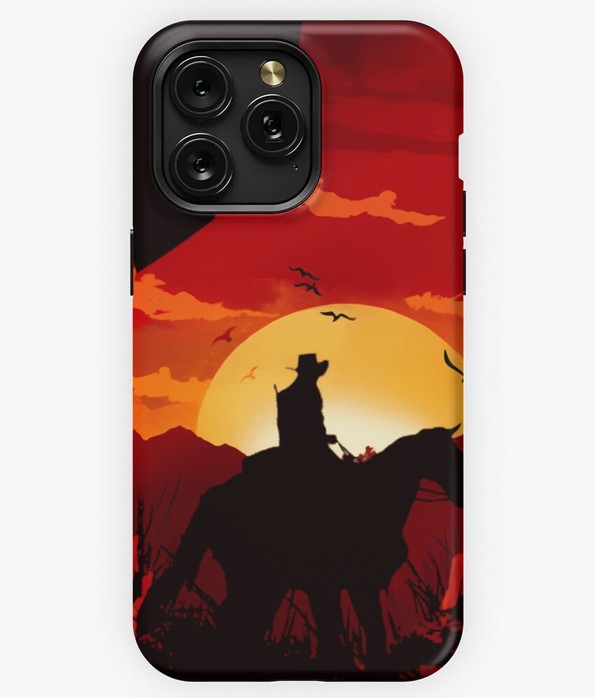 Red Dead Redemption 2 Logo M2482 Phone Case for iPhone 17 16 15 14 13 ...