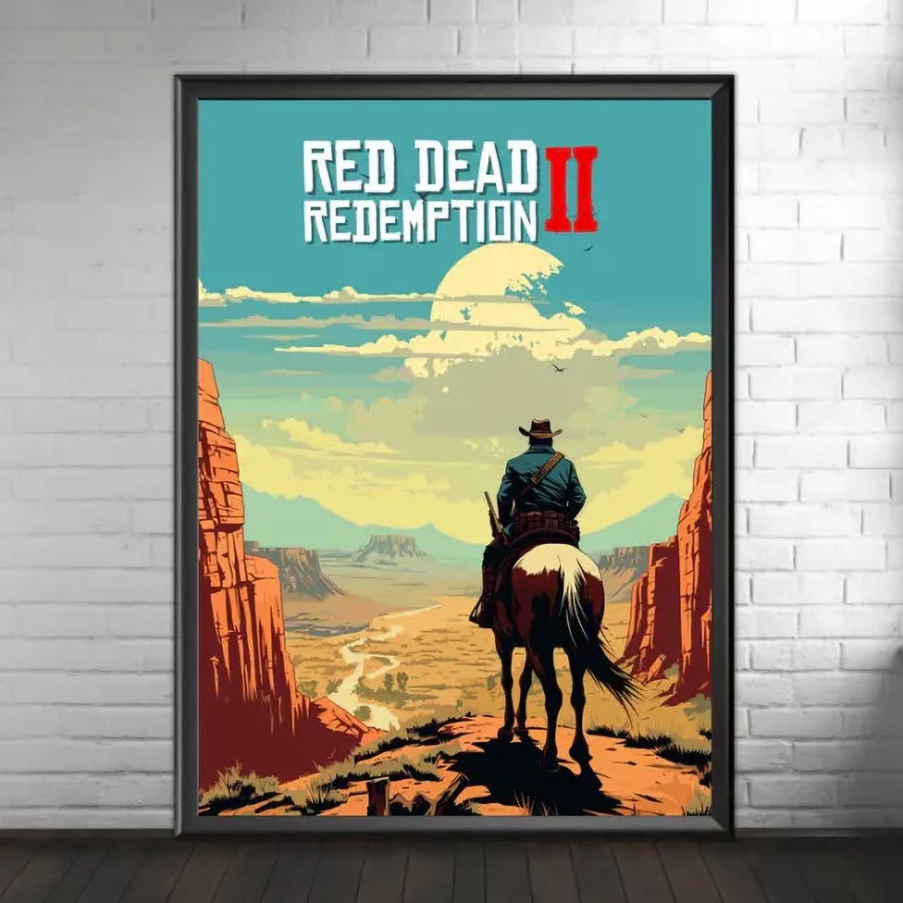 Red Dead Redemption 2 Poster Legendarty Outlaws Edition NO FRAMED ...