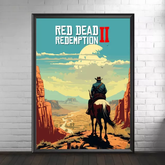 Red Dead Redemption 2 Poster Legendarty Outlaws Edition NO FRAMED POSTER - Walmart.com