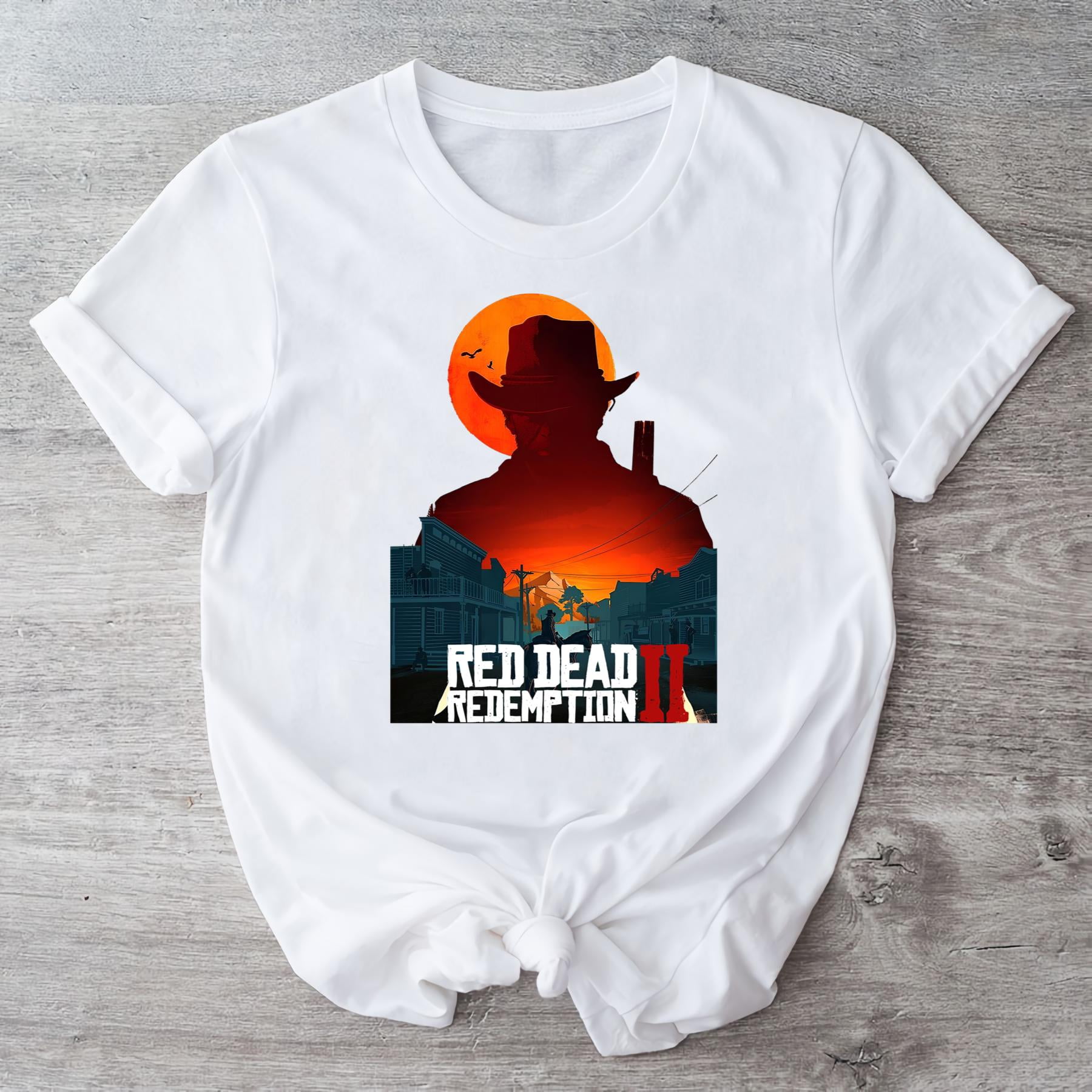 Red Dead Redemption 2 T-shirt Arthur Morgan fan game gift-TH43242 ...