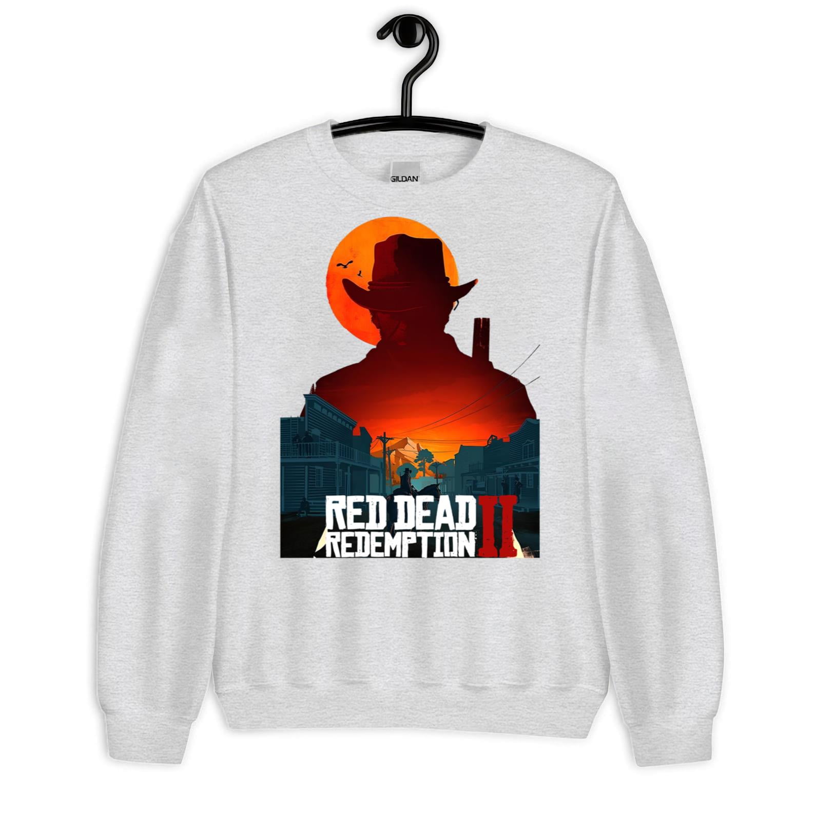 Red Dead Redemption 2 T-shirt Arthur Morgan fan game gift - Walmart.com