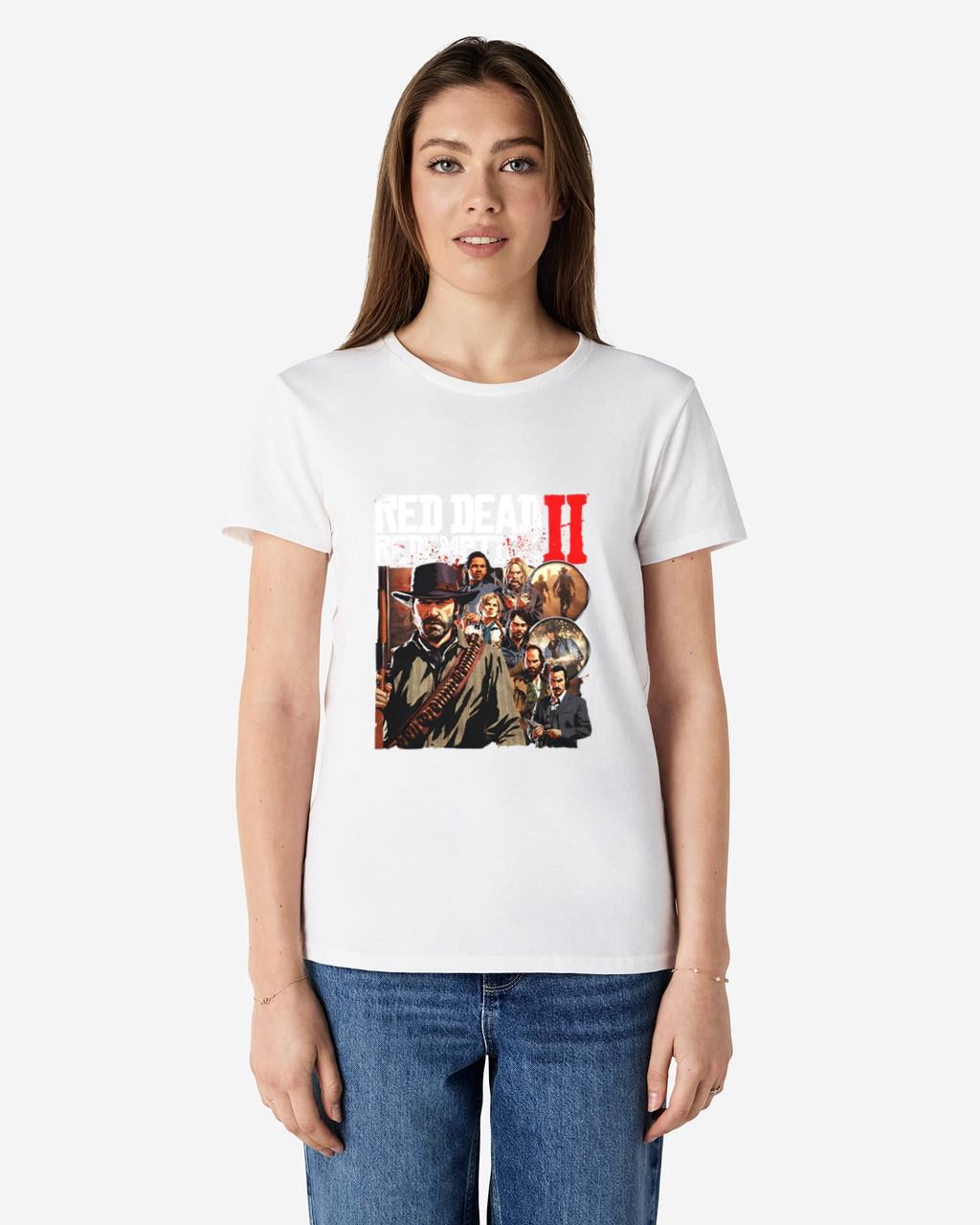 Red Dead Redemption 2 Video Game Graphic T-Shirt, for men & women, up ...